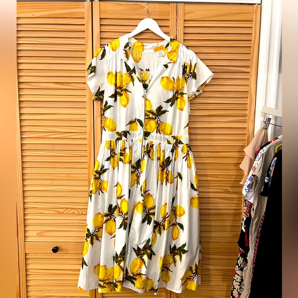 Bernie Dexter | Dresses | Bernie Dexter Joni Dress With Lemon Print ...